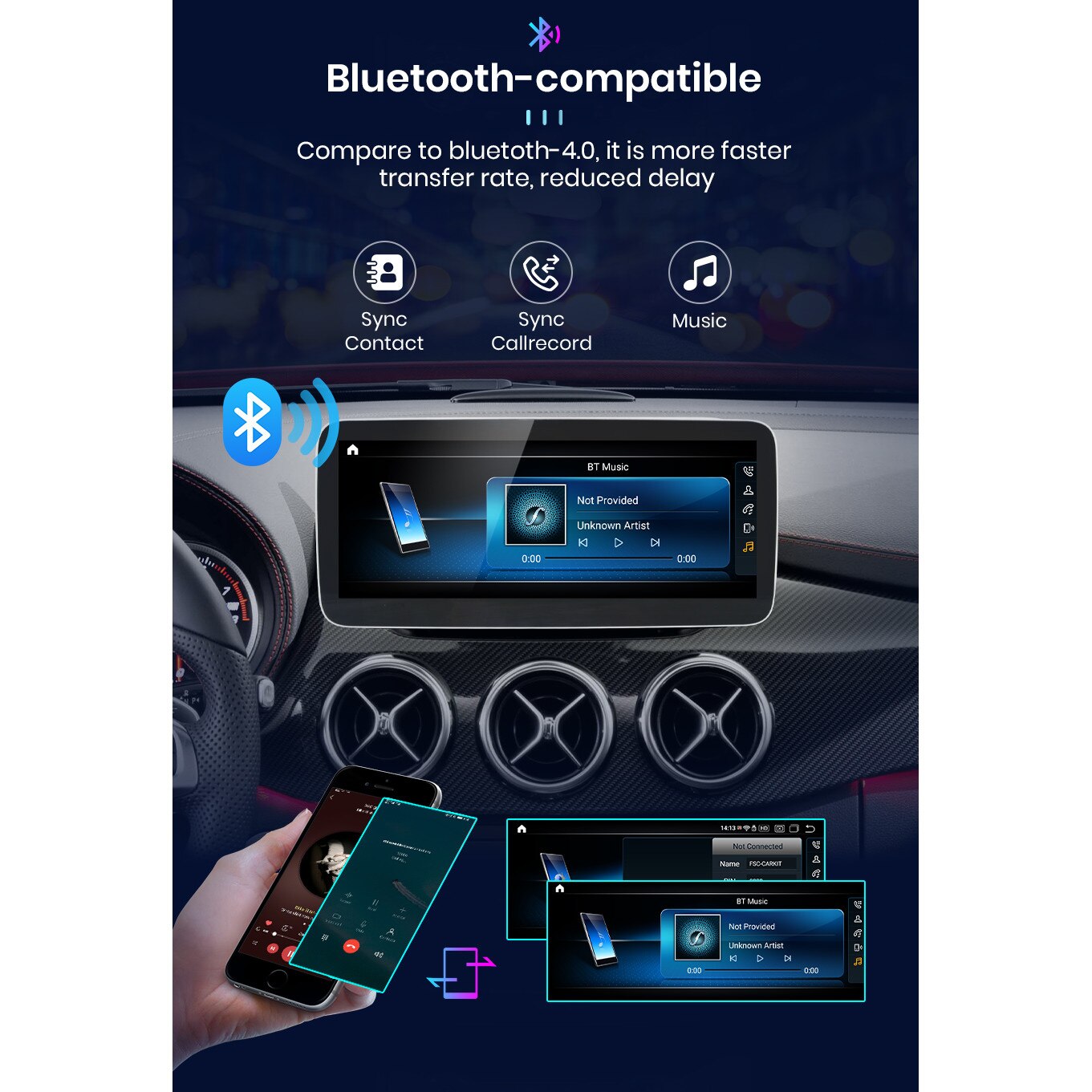 Навигация, Съвместима с Mercedes CLA C117 (2013-2018), Android 10 ...
