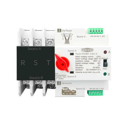 Comutator automat transfer retea GENERATOR, 3P 125A, 400V tip ATS - eMAG.ro