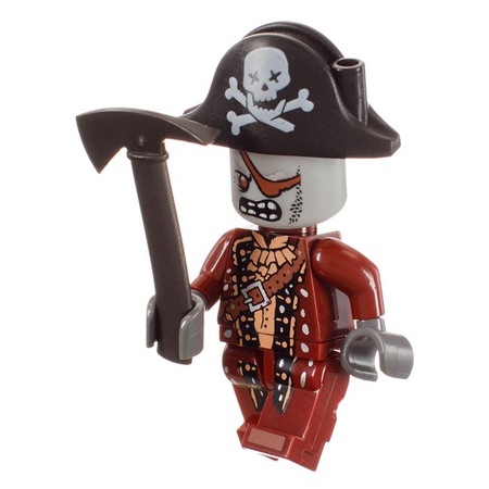Figurina model asemanator Lego, pirat cu sabie, 15 cm - eMAG.ro