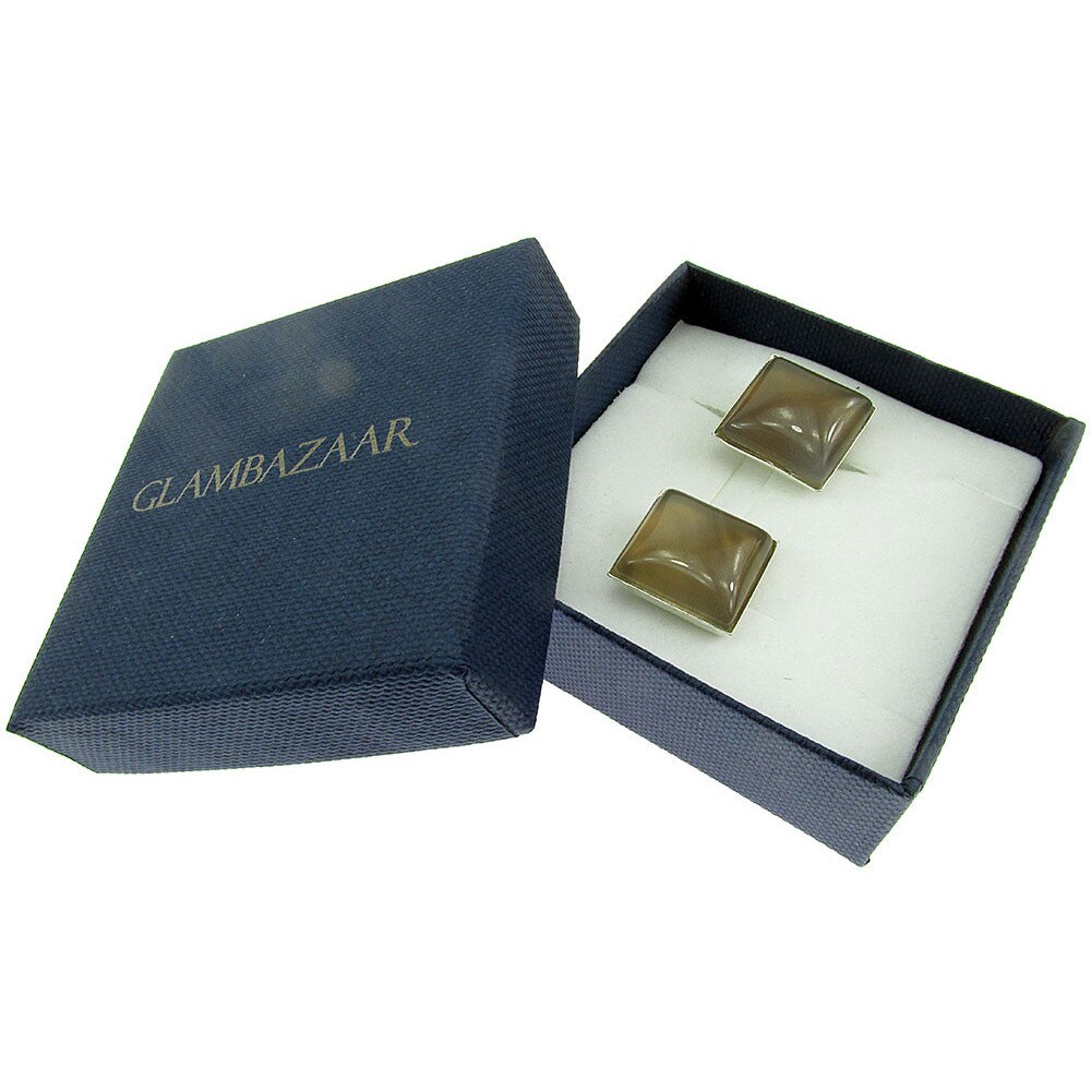 Butoni camasa patrati agat gri natural 16 MM - eMAG.ro