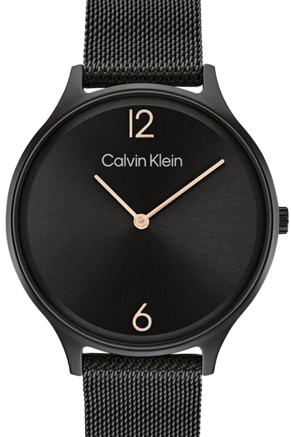 CALVIN KLEIN, Ceas analog cu o bratara cu design plasa, Negru - eMAG.ro