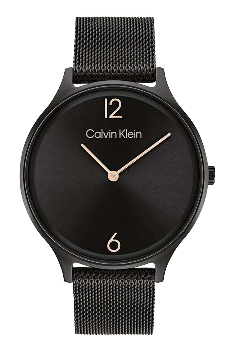 CALVIN KLEIN, Ceas analog cu o bratara cu design plasa, Negru - eMAG.ro