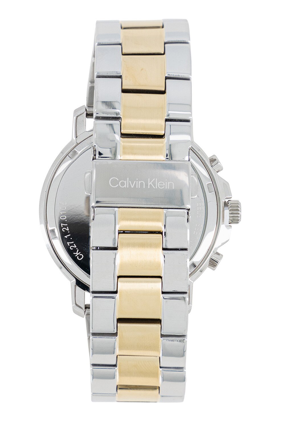CALVIN KLEIN, Часовник от неръждаема стомана, Сребрист, Златист - eMAG.bg