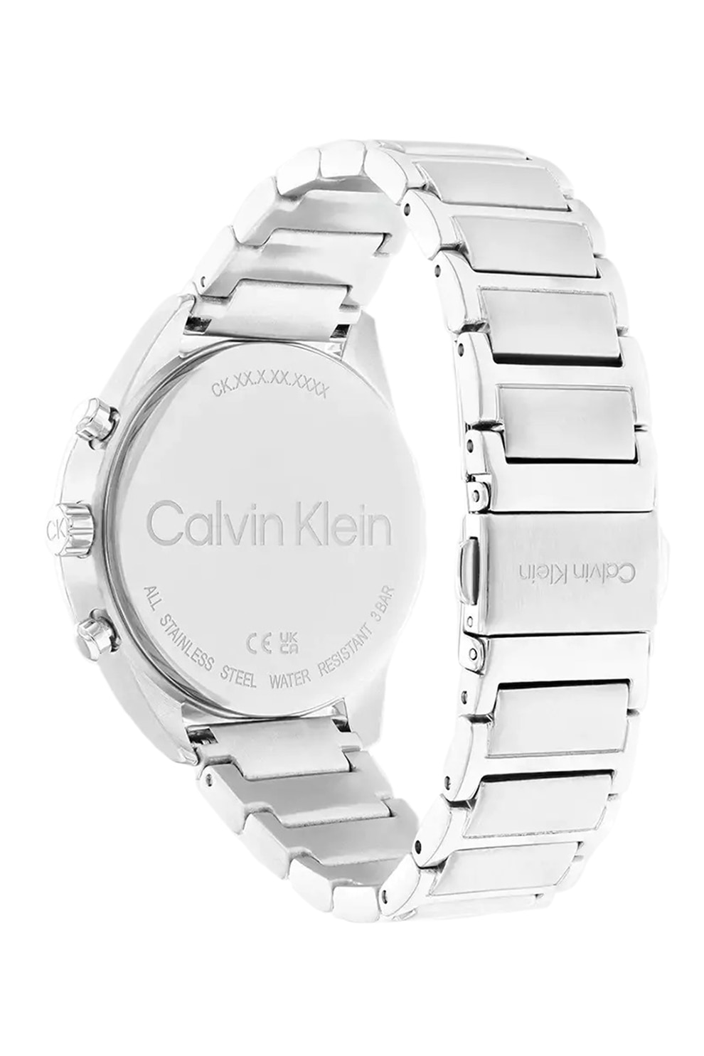 CALVIN KLEIN, Кварцов часовник от неръждаема стомана, Сребрист - eMAG.bg