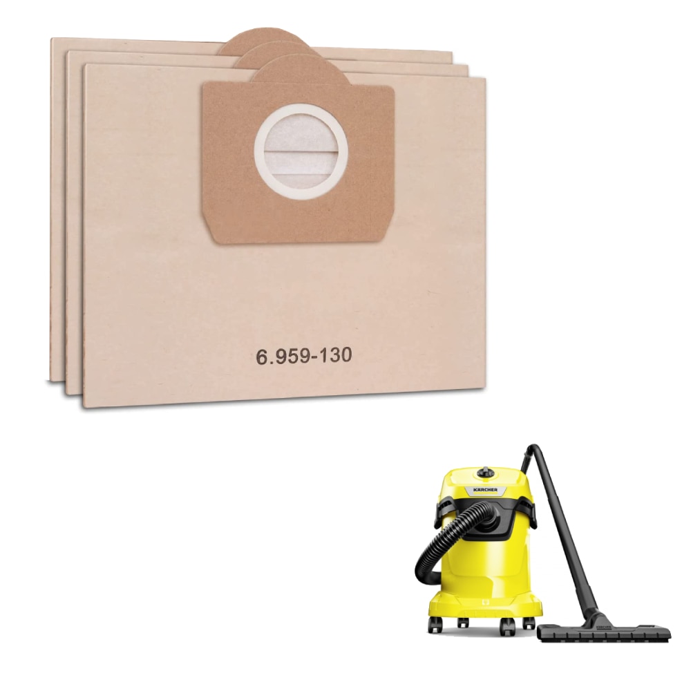 Set 3 saci praf de la PAA-home pentru aspiratorul Karcher WD3 - eMAG.ro