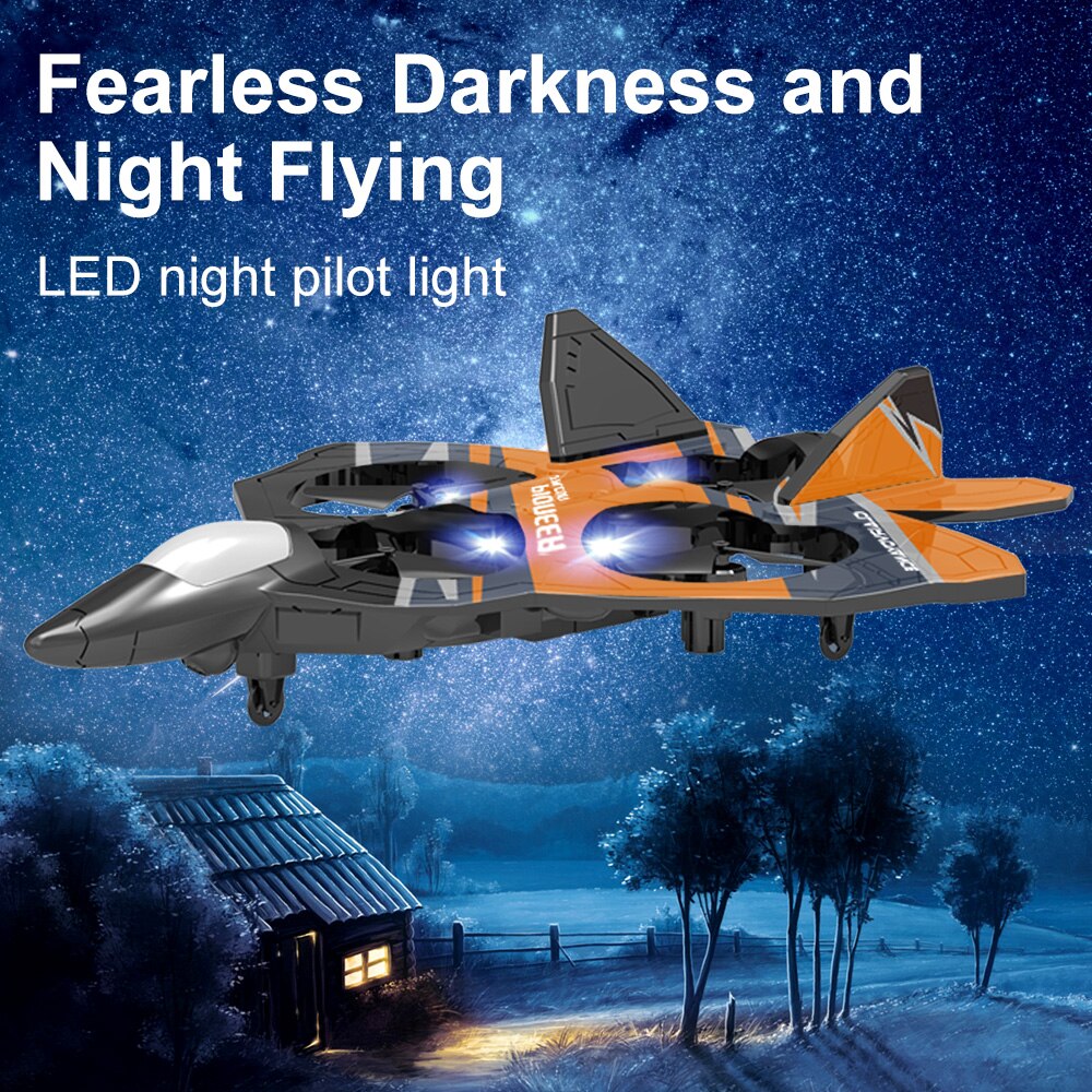 Avion RC pentru copii si incepatori, HouDeOS®, jucarie quadcopter cu ...