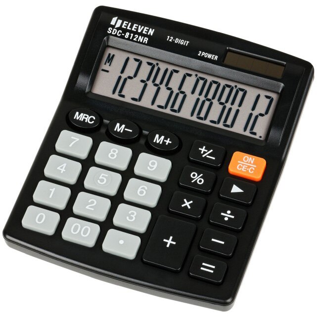 Calculator de birou Eleven, SDC-812NR, 12 digiti - eMAG.ro