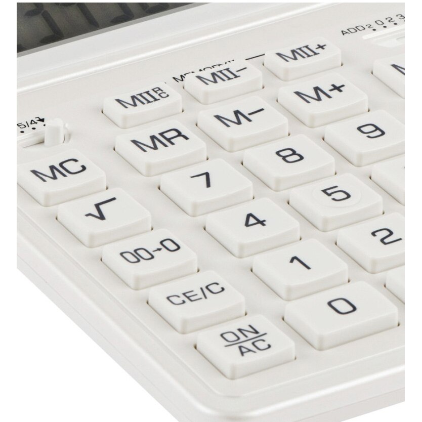 Calculator de birou Eleven, SDC-444XR, 12 digiti, alb - eMAG.ro