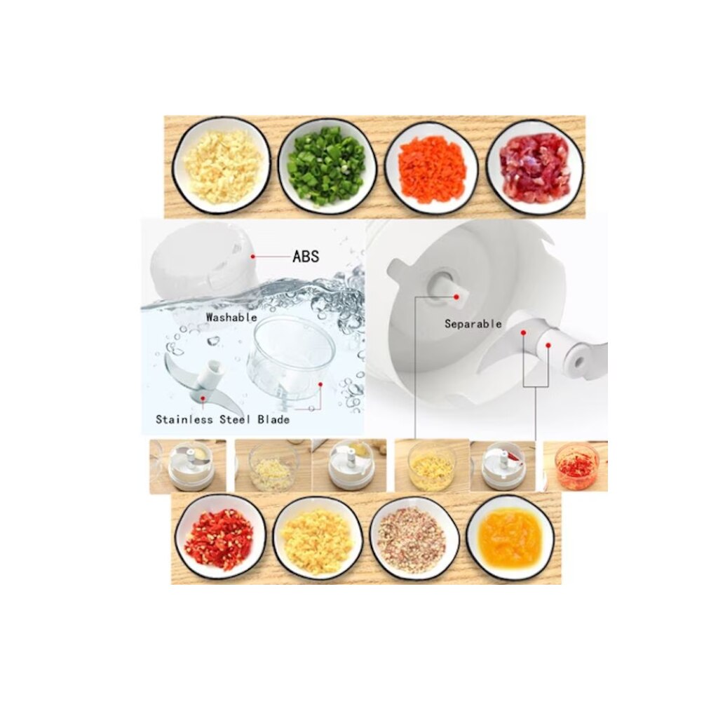 Mini Tocator Manual Alimente, Capacitate 170ml - eMAG.ro