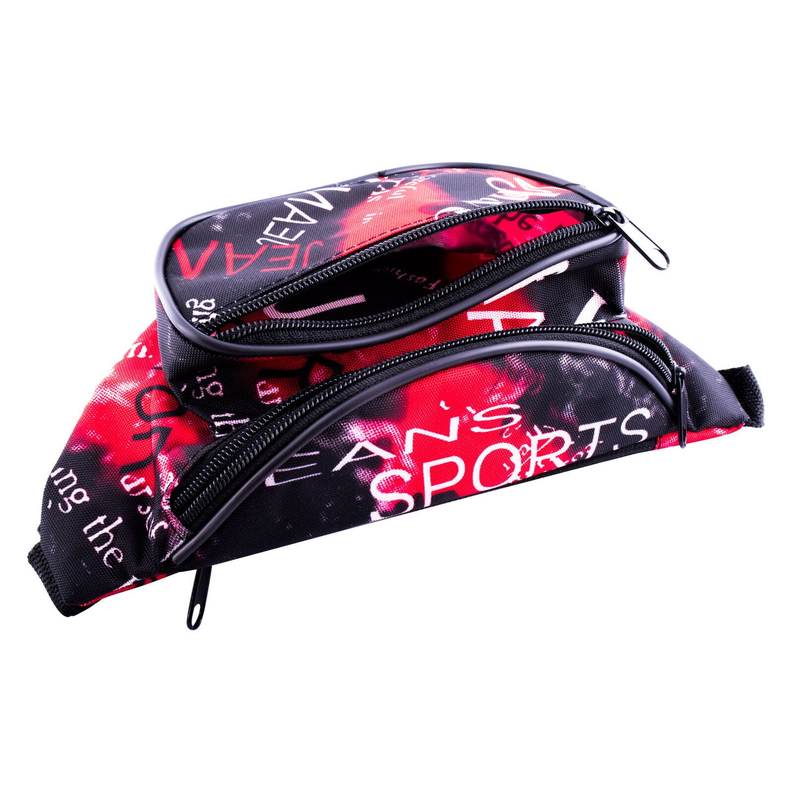 Borseta sport, Polski, impermeabila, rosu-negru - eMAG.ro