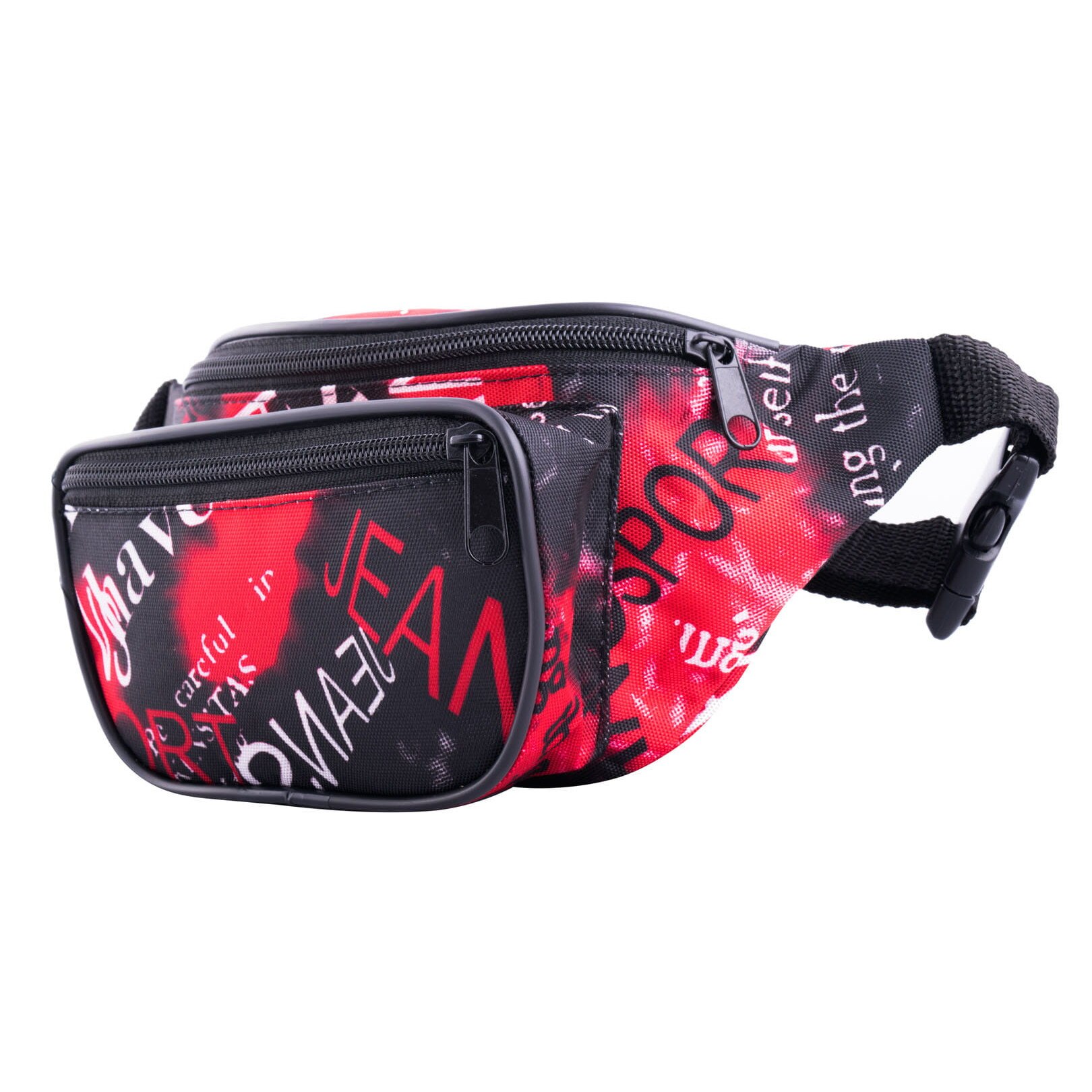 Borseta sport, Polski, impermeabila, rosu-negru - eMAG.ro