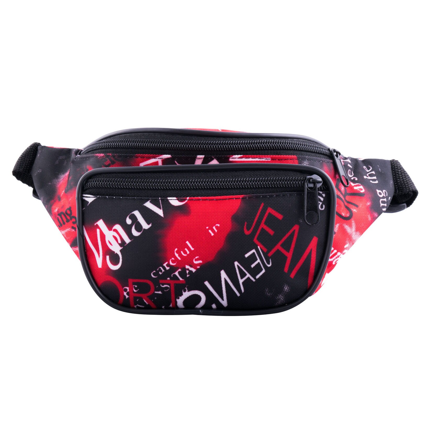 Borseta sport, Polski, impermeabila, rosu-negru - eMAG.ro