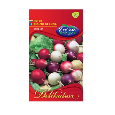 Seminte de ridichi Tricolor Mix, 3 grame, Kertimag - eMAG.ro