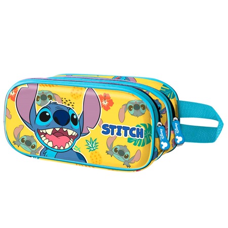 Penar Disney Stitch, design 3D multicolor, 2 compartimente ...