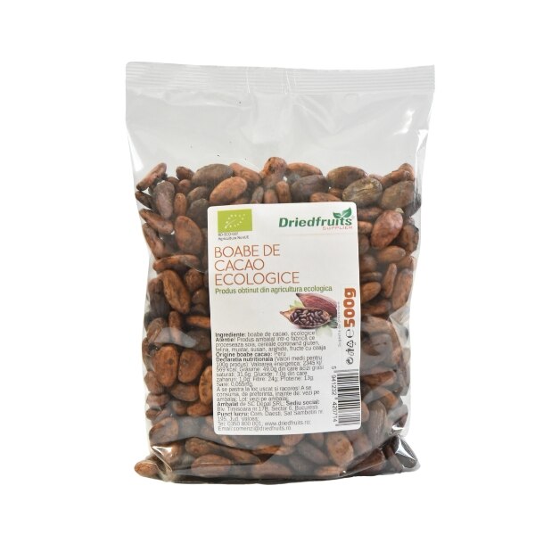 Boabe cacao crude BIO - 500 g - eMAG.ro