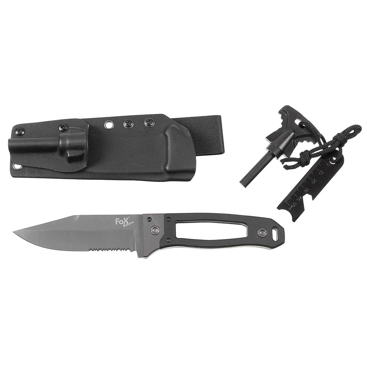Cutit "Scorpion" G10 Lama 11.5cm Fox Outdoor 44502 - eMAG.ro