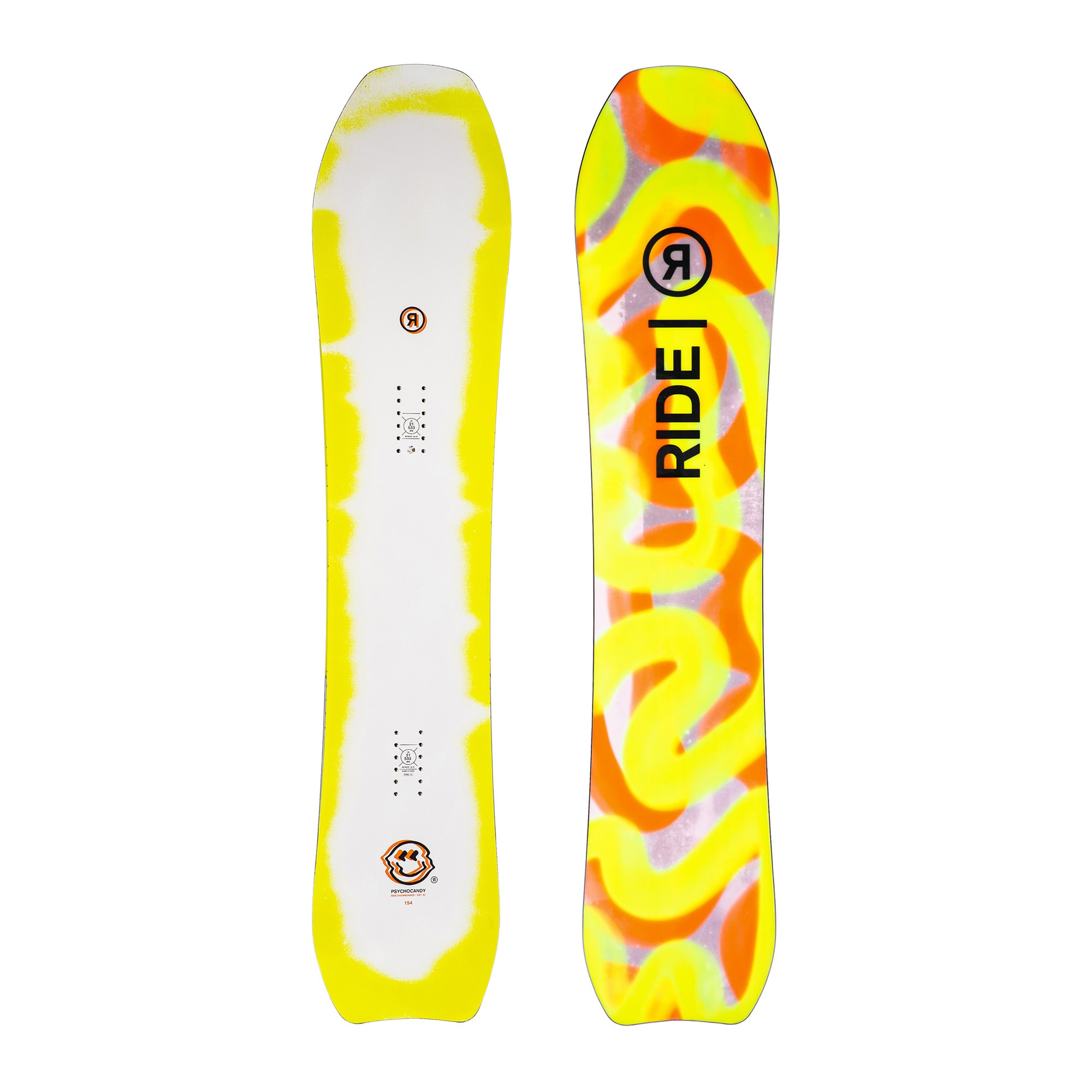 Snowboard, RIDE, Fibra de carbon, 154 cm, Multicolor - eMAG.ro