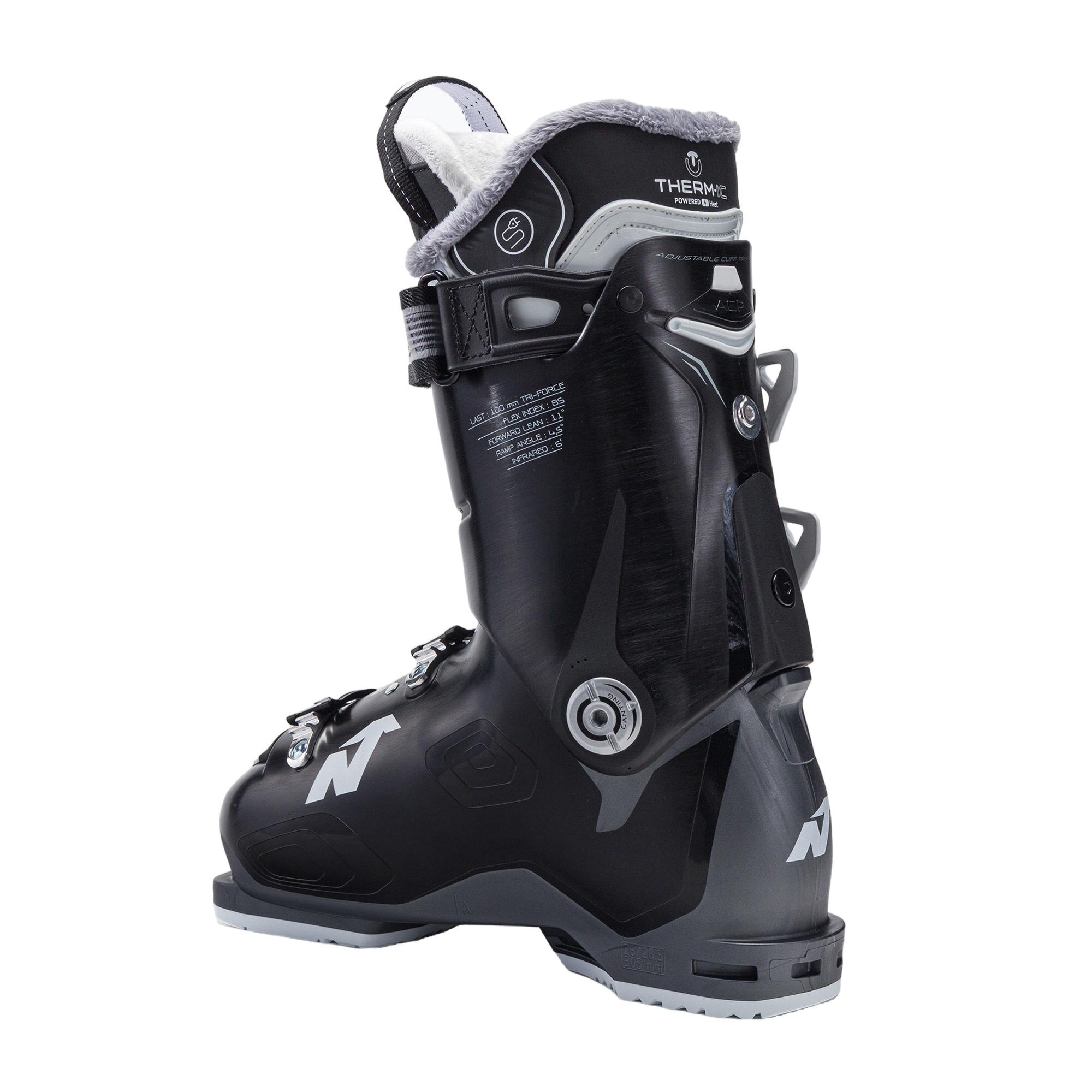 Clapari pentru femei, Nordica, Nivel intermediar, Negru, 39 - eMAG.ro