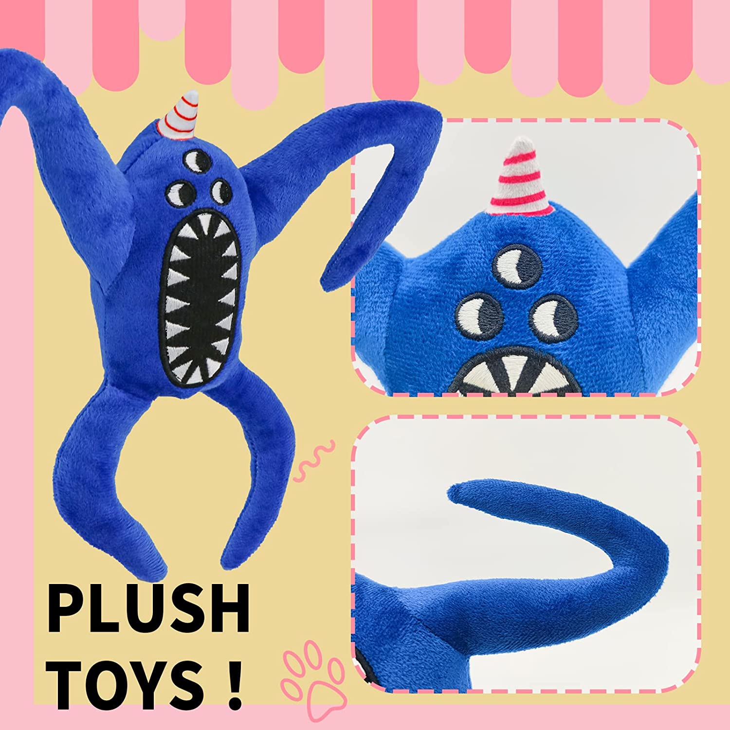 Jucarie de plus Garten of Banban, Vokarala, 10 inch, Albastru - eMAG.ro