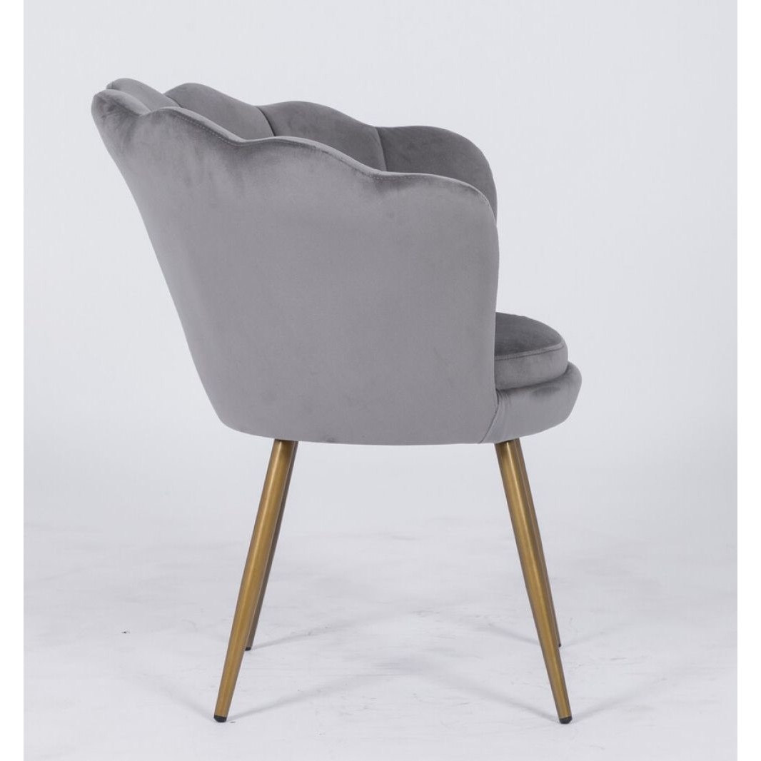 Scaun Dining Cu Picioare Robuste, Din Otel, Cu Finisaj Auriu, Sezut si ...