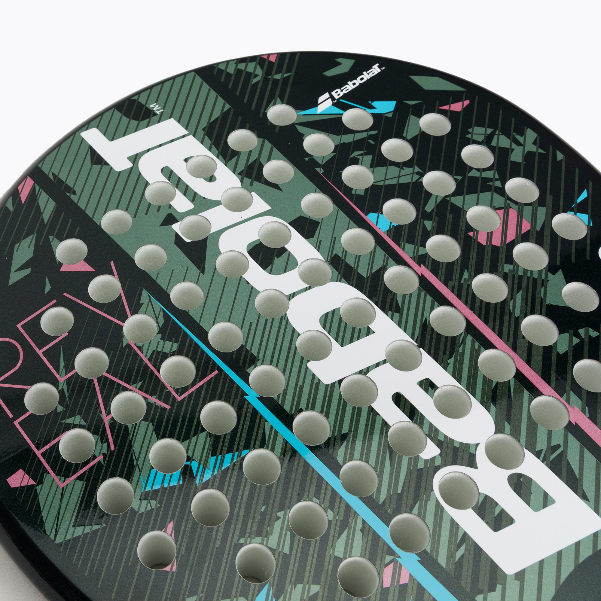 Racheta padel, BabolaT Reveal, Carbon, Negru/Verde - eMAG.ro