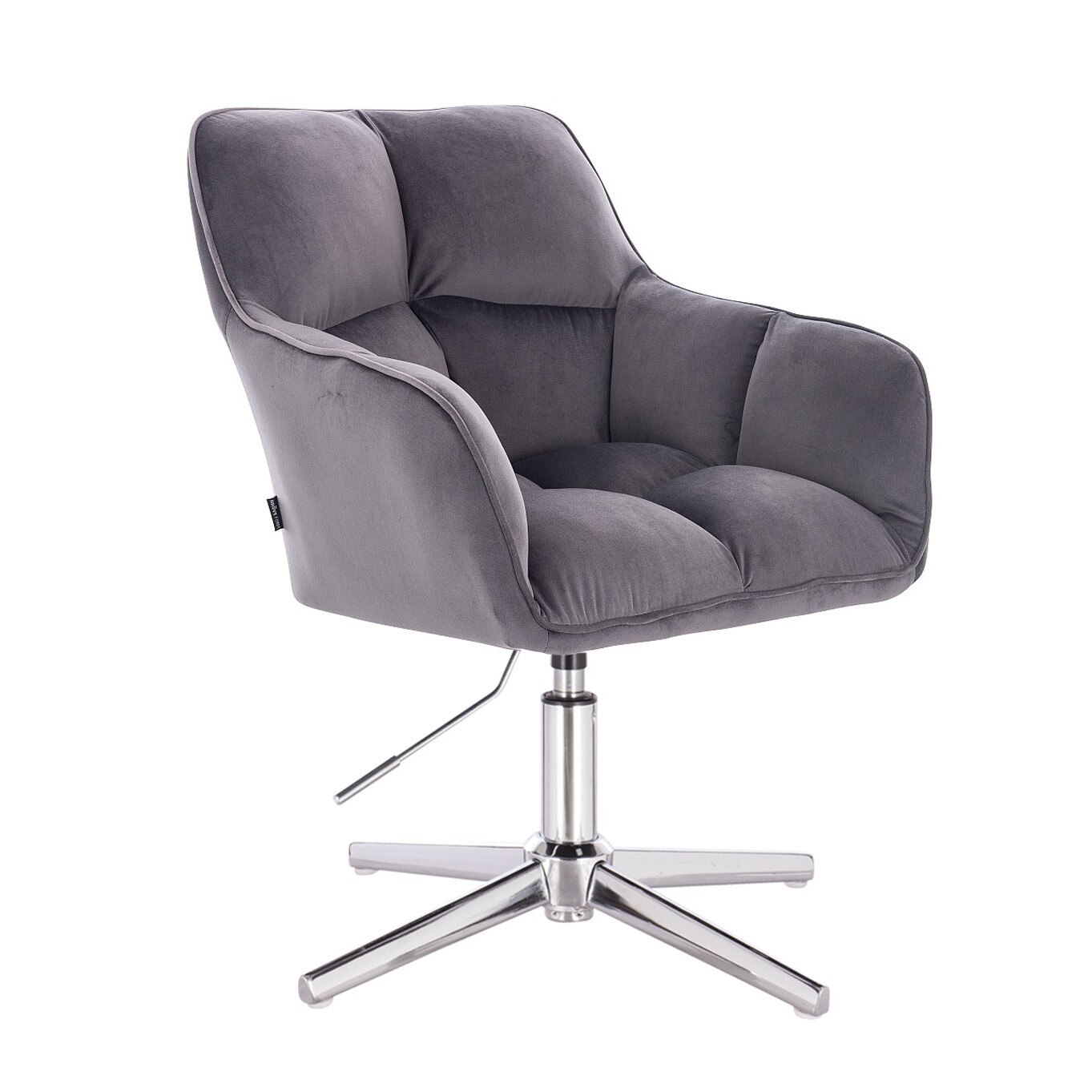 Scaun de birou, Votana, HR550CROSS, Catifea, Grafit, 43x42x55 cm - eMAG.ro