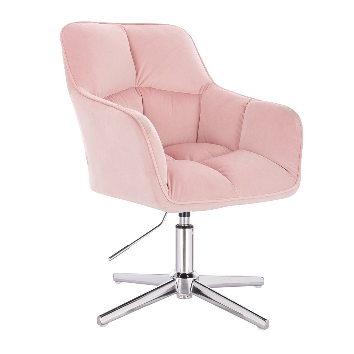 Scaun de birou, Votana, HR550CROSS, Catifea, Roz, 43x42x55 cm - eMAG.ro