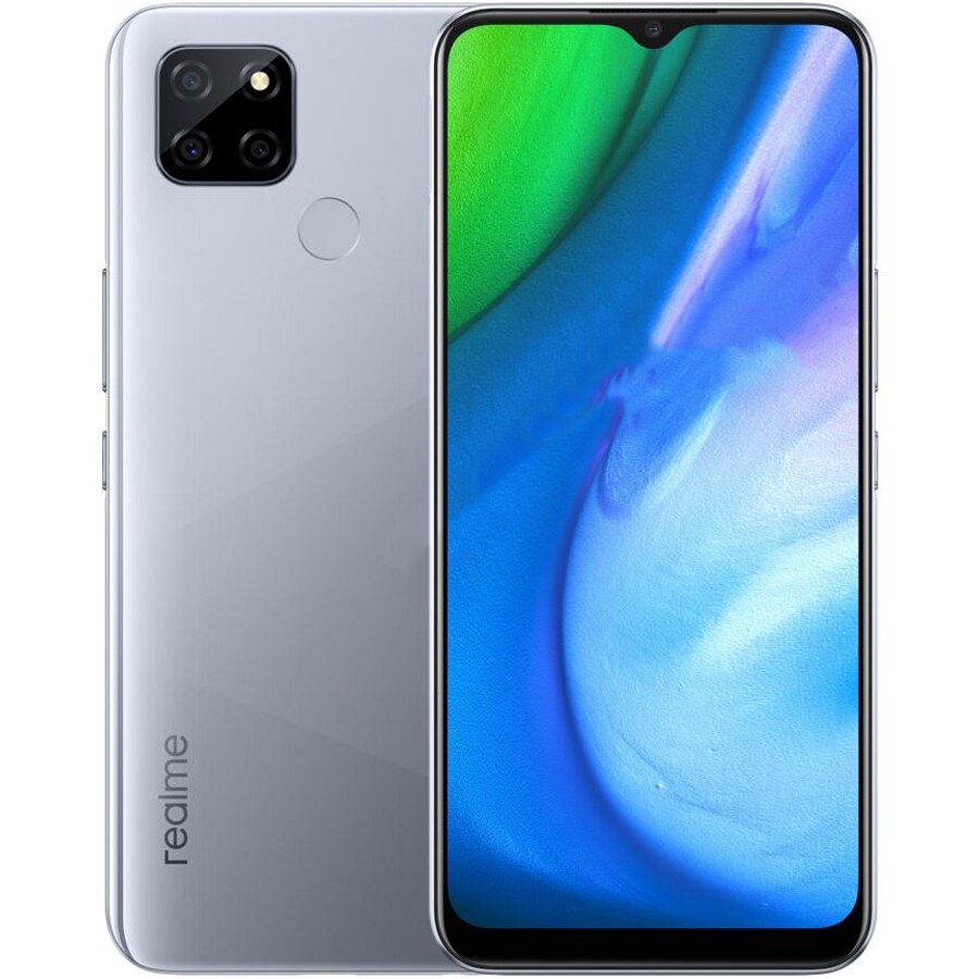 Telefon mobil Realme Q2i, 4GB RAM, 128GB, 5G, Silver - eMAG.ro