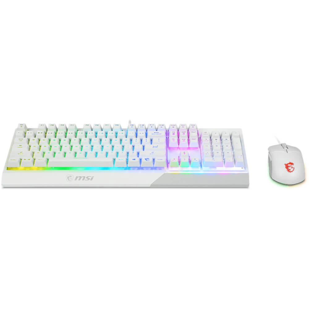 Kit tastatura si mouse gaming MSI Vigor GK30 Combo, Iluminare RGB ...