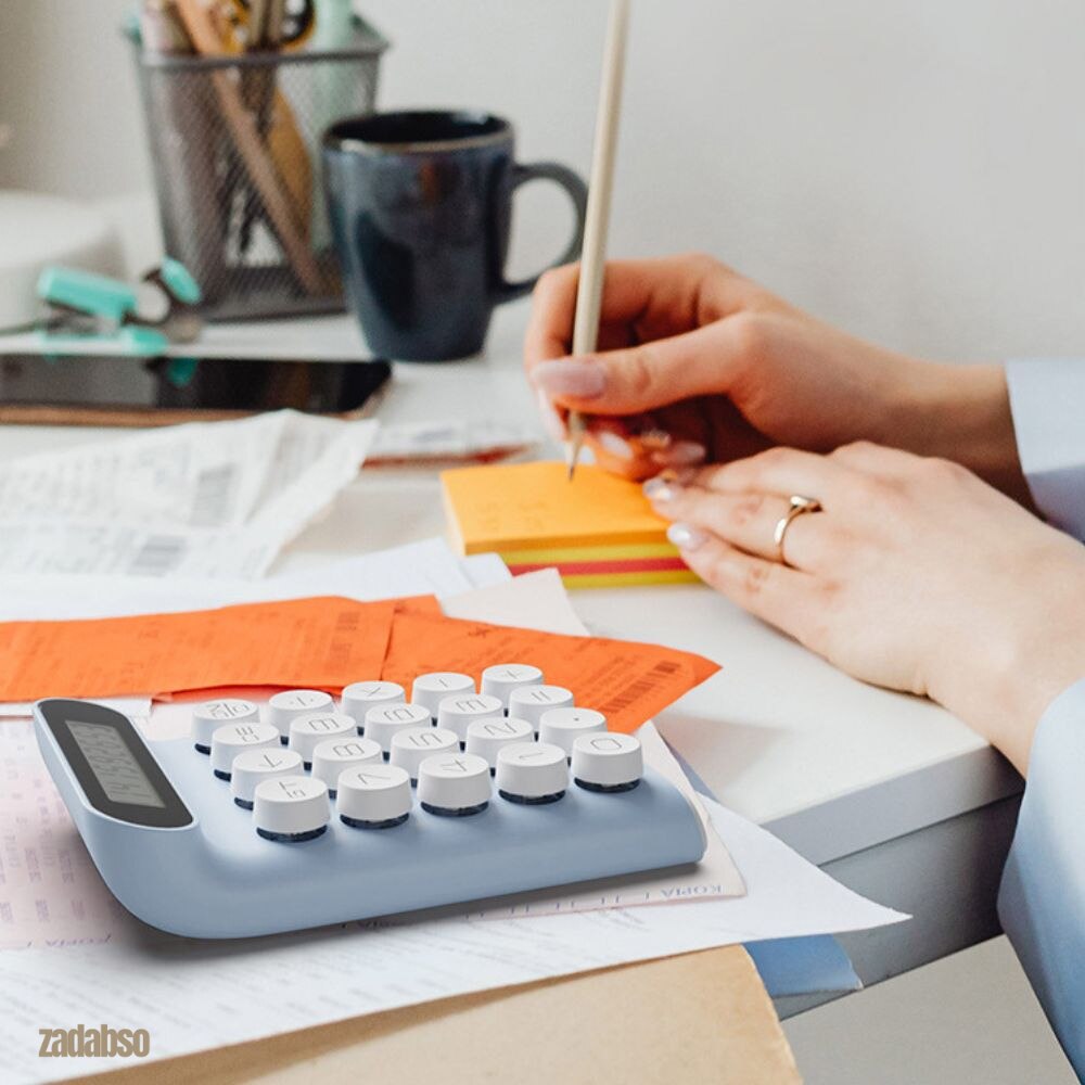 Calculator de birou, business, ecran LCD, 20 de taste, 10 digit, retro ...