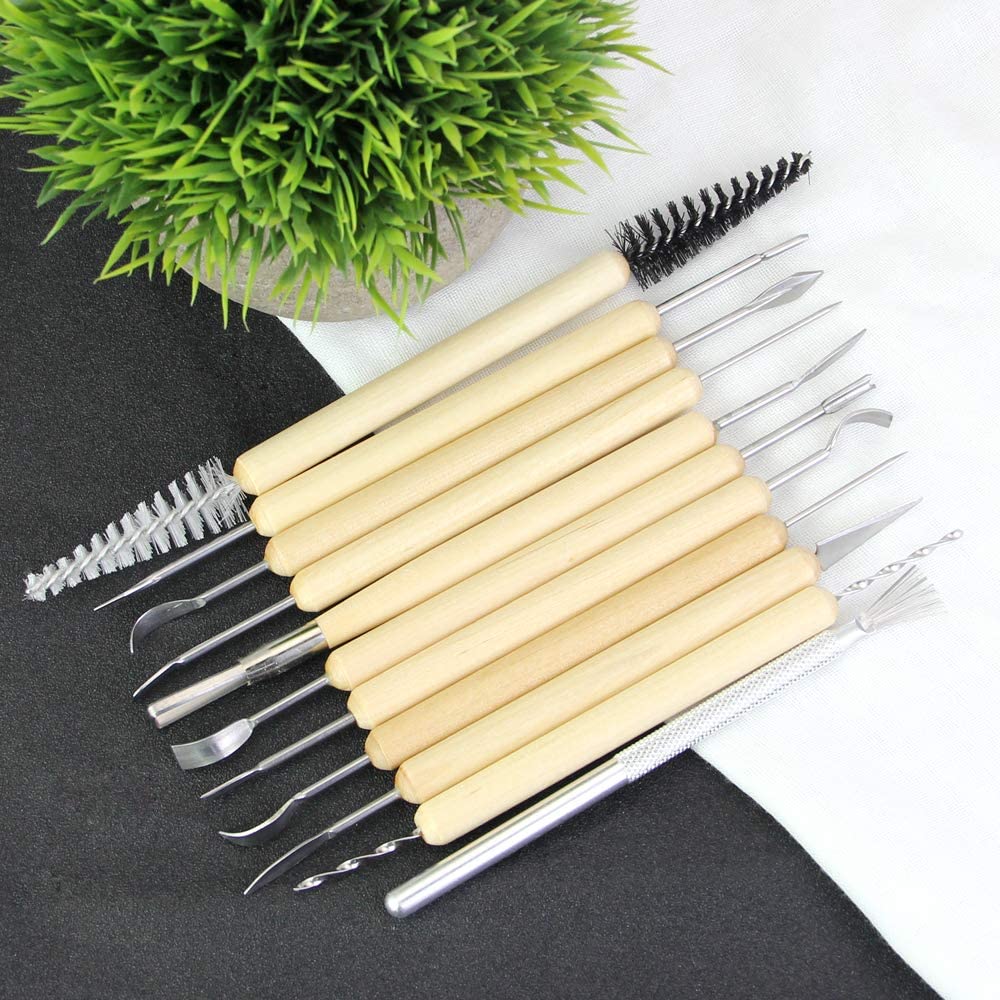 UN SET DE 11 INSTRUMENTE DE MODELARE PENTRU CERAMICA - eMAG.ro