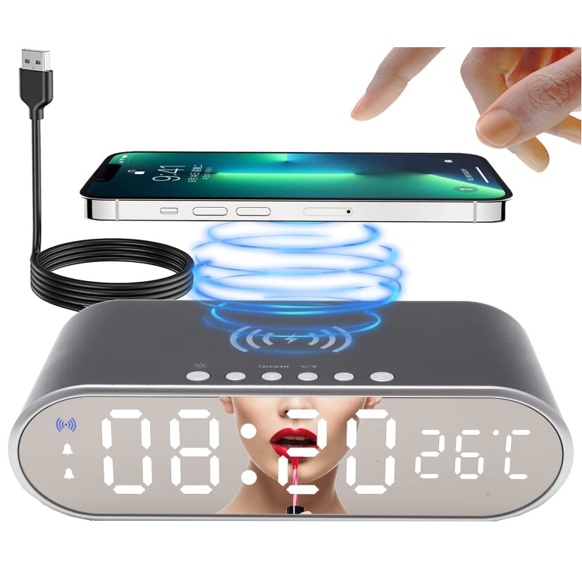 Incarcator wireless pentru telefon cu fast charge de 15 W, ceas ...