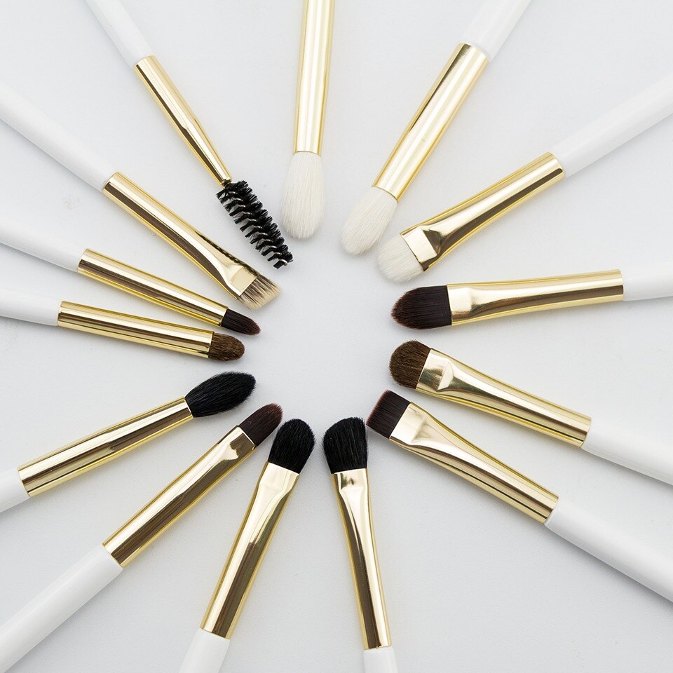 Set 14 Pensule Make-up Beili White Gold - eMAG.ro