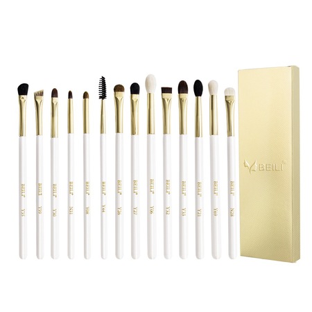 Set 14 Pensule Make-up Beili White Gold - eMAG.ro