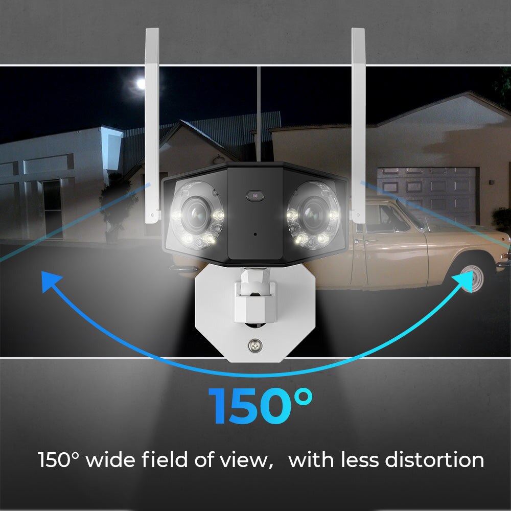 Camera de supraveghere, Detectie Umana, IP66, Wireless, Vizualizare ...