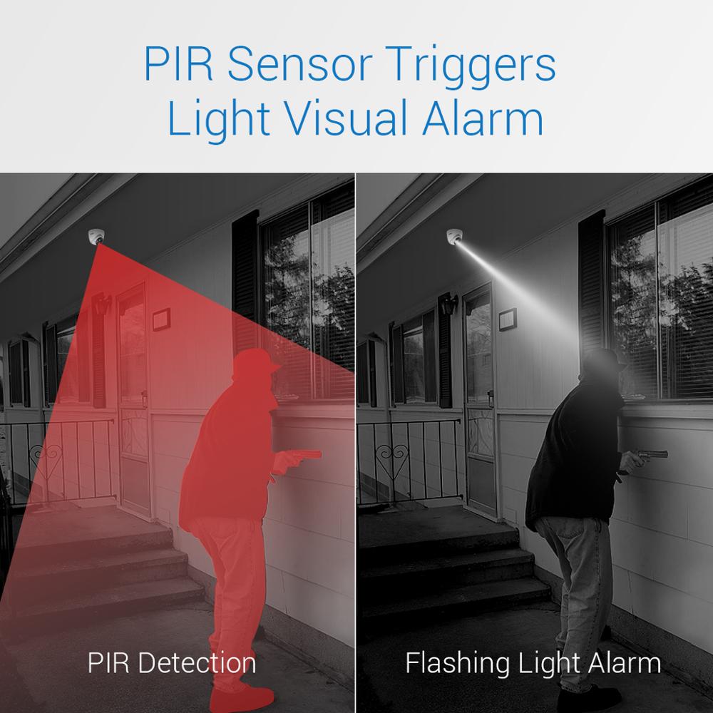 Camera de supraveghere, 5MP, Alarma, Lumina alba, IP67, Lentila 2.8mm ...