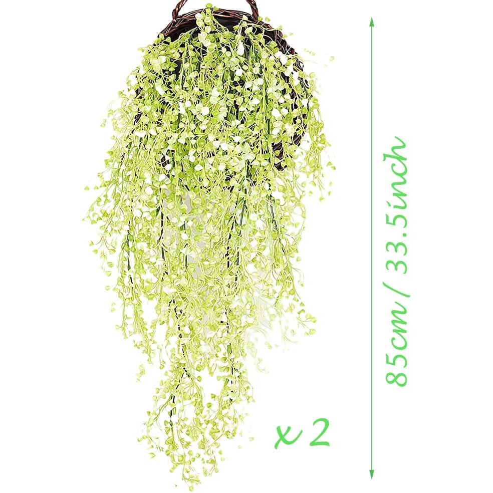 Set 2 flori artificiale, ComResi, Plastic, Marime 85cm, Verde - eMAG.ro