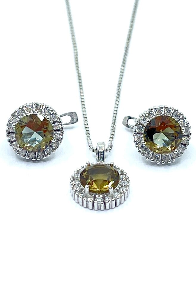 Set din argint 925 cu Zultanit, Dinuzete - eMAG.ro