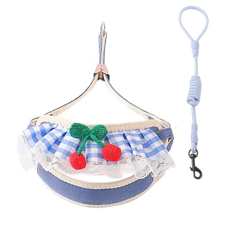 Set ham/lesa pentru pisici/caini mica, 1.5-4Kg, Albastru, S - eMAG.ro