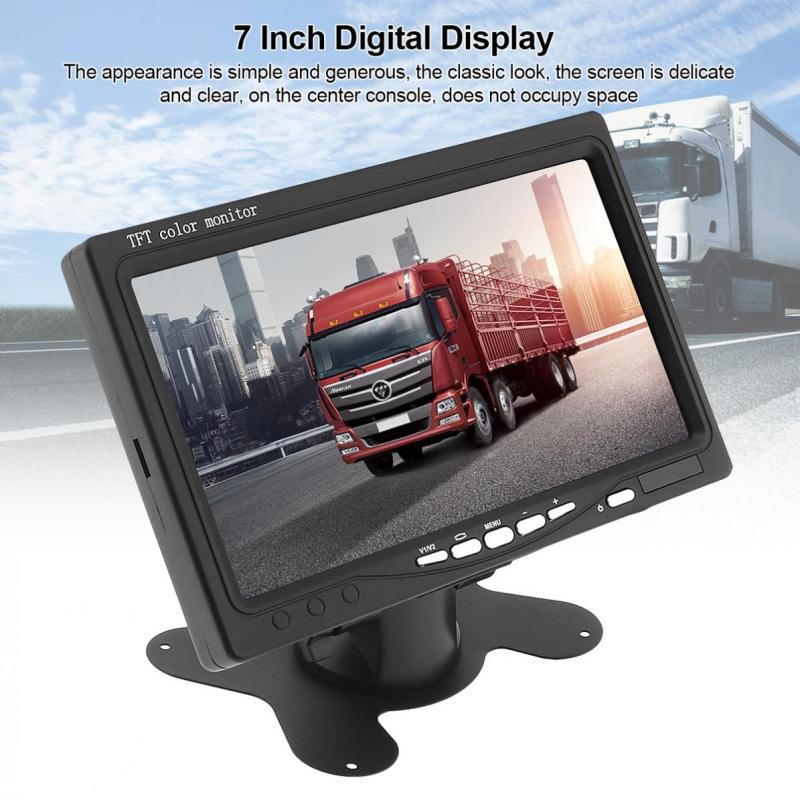 Monitor 7 inch Camera Auto Marsarier 8 Lumini Cu Transmitator Wireless ...