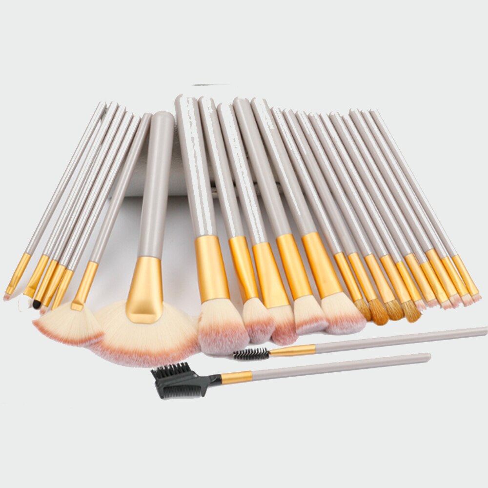 Set 24 pensule machiaj, JESWO, makeup profesional/ incepatori, Par ...