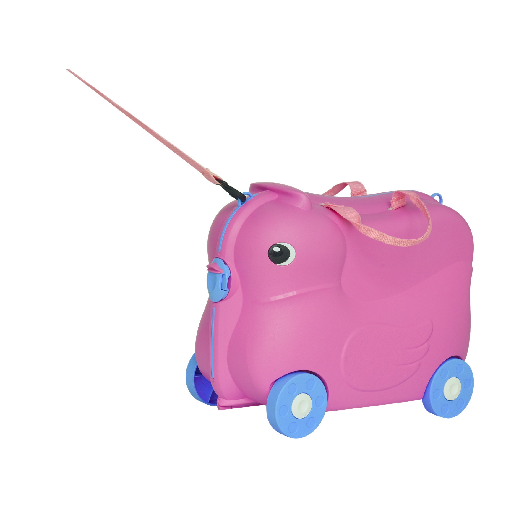 Troler Copii, Snowball, Polipropilena, 4 Roti, SW73101, 49 cm, Roz ...