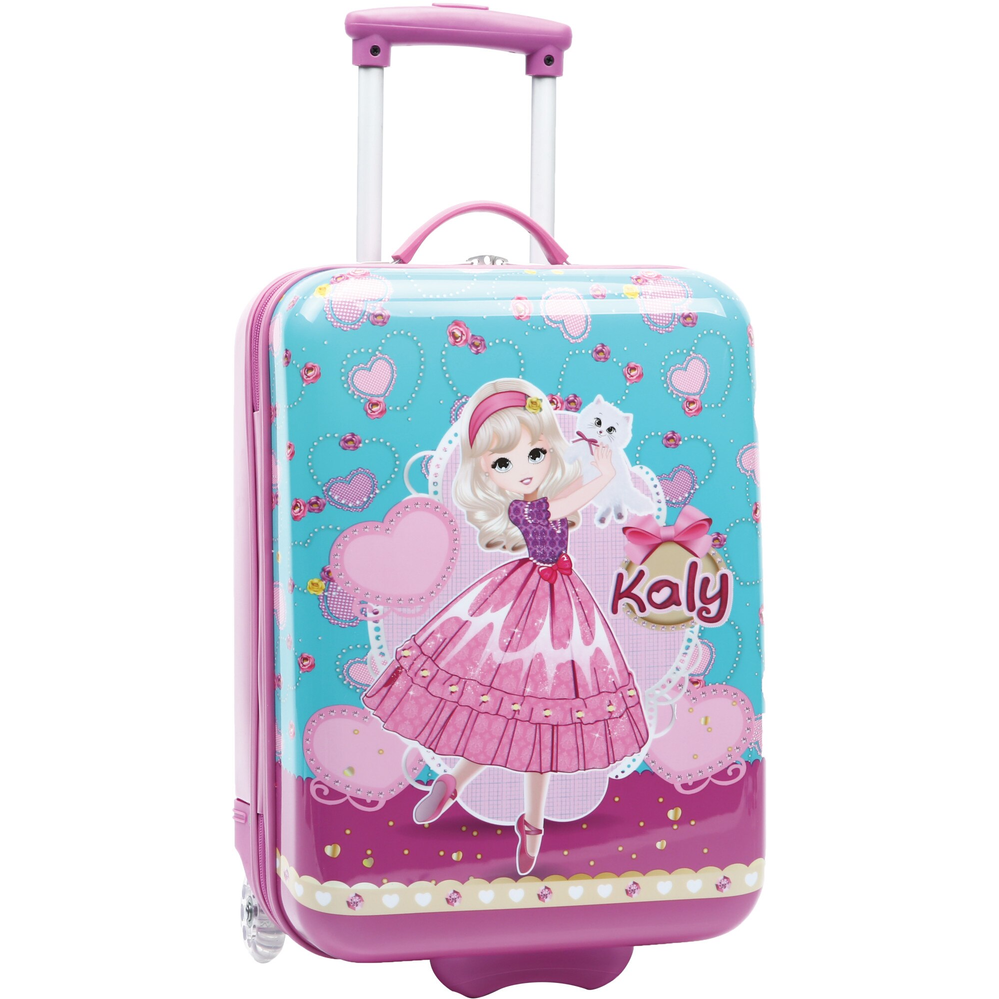 Troler Copii, Policarbonat, 2 Roti, Madisson, Kaly, SW75118F, 48 cm ...