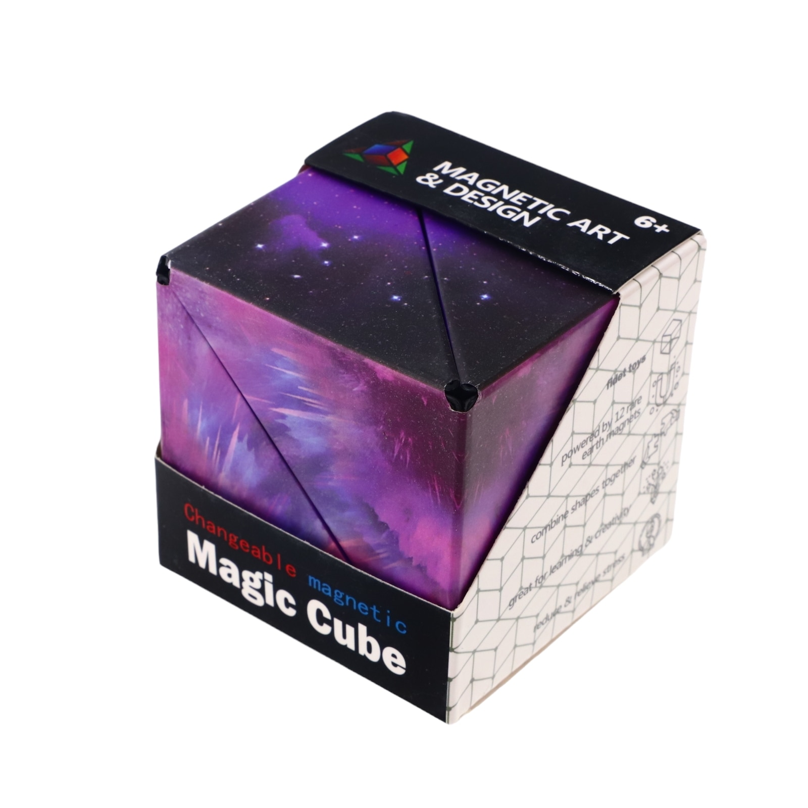 Jucarie interactiva, Cubul magic, Construieste 72 de forme distincte ...