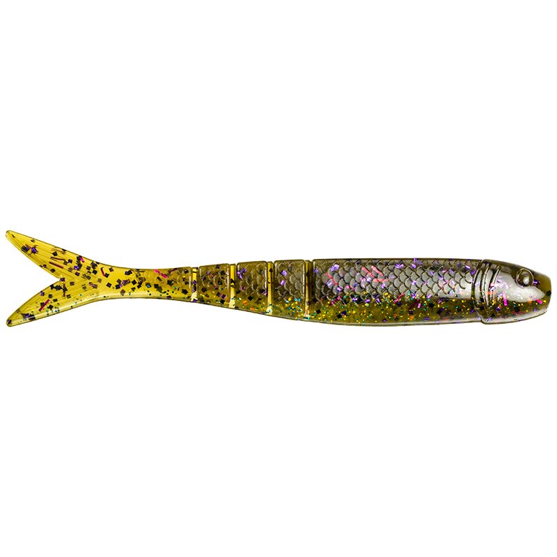 Shad Strike King KVD Perfect Plastics Blade Minnow, Pearl, 11.4cm, 8buc/plic BM4.5-84 - eMAG.ro