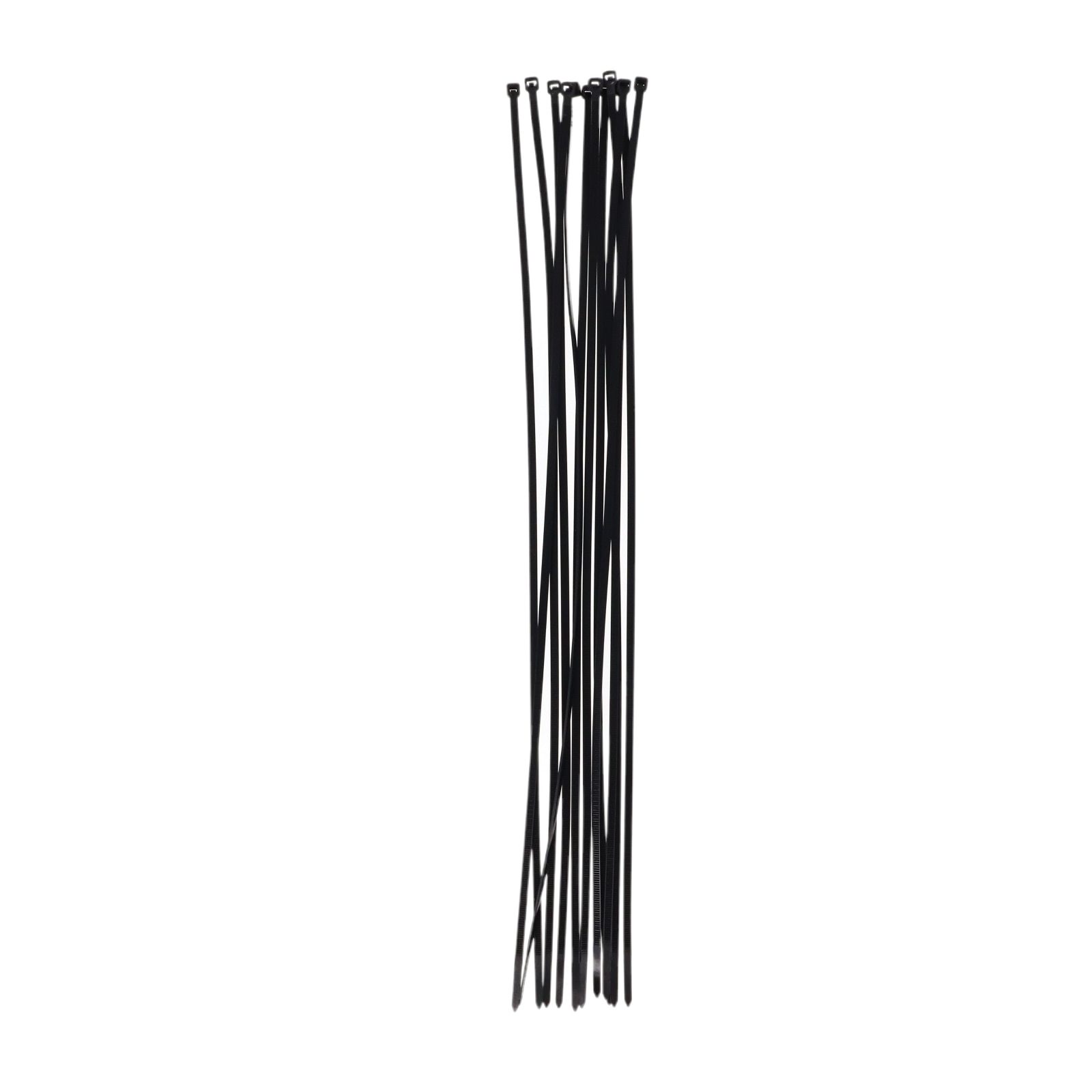 Комплект от 100 бр. Тресчотки / Пластмасова яка 4,8 mm x 500 mm, черни ...