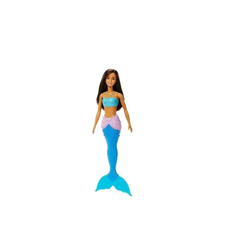 Papusa Barbie Sirena Bruneta, 32 cm - eMAG.ro