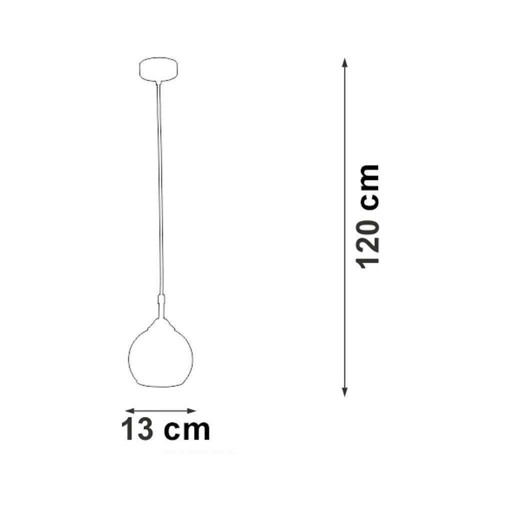 Lustra Vitaluce, Rhea, metal, max. 40 W, negru, 13x13x120 cm - eMAG.ro