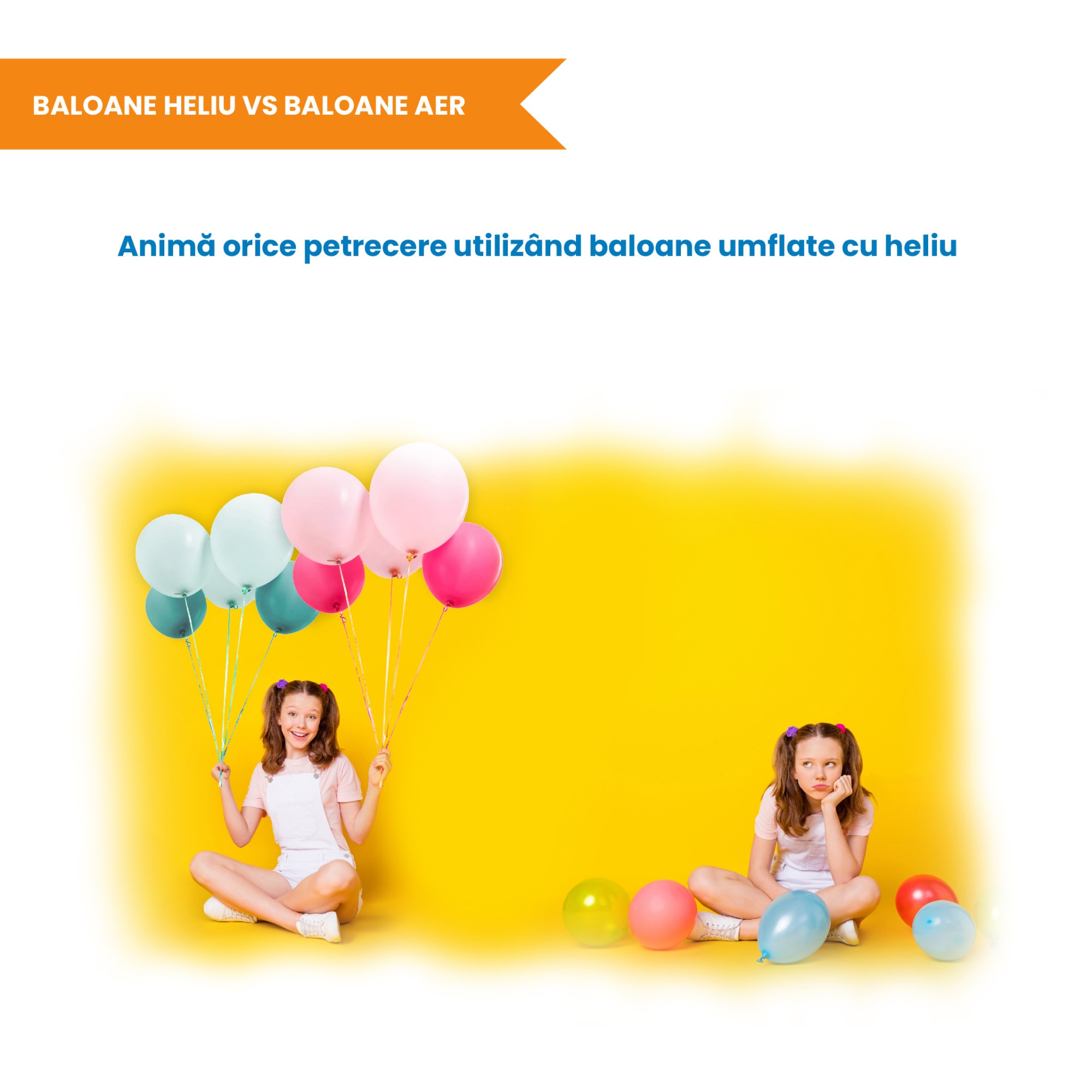 Butelie cu Heliu IdealSTORE, potrivita pentru toate tipurile de baloane ...