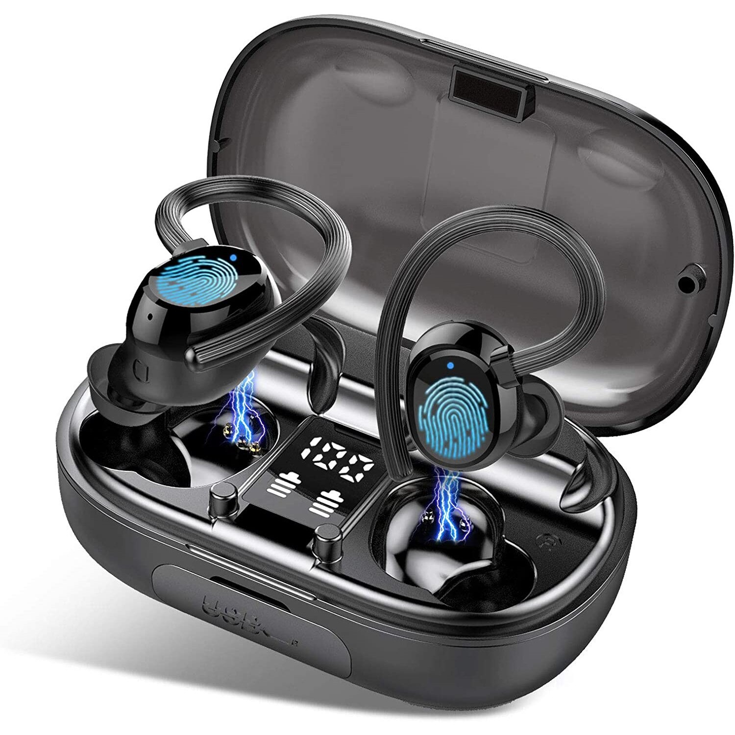 Casti Wireless Sport "Likesmart TrueBuds RUN PRO", Autonomie 100H ...